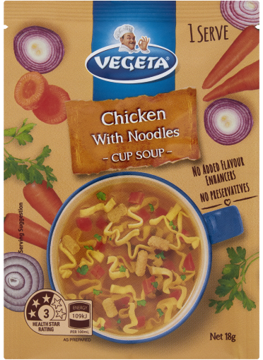 Vegeta Chicken with Noodles Cup Soup - Vegeta