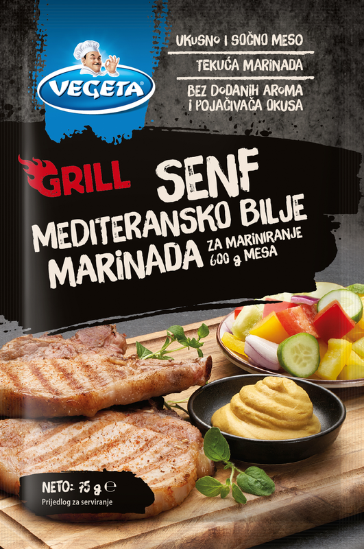 Vegeta Grill senf – mediteransko bilje marinada - Vegeta