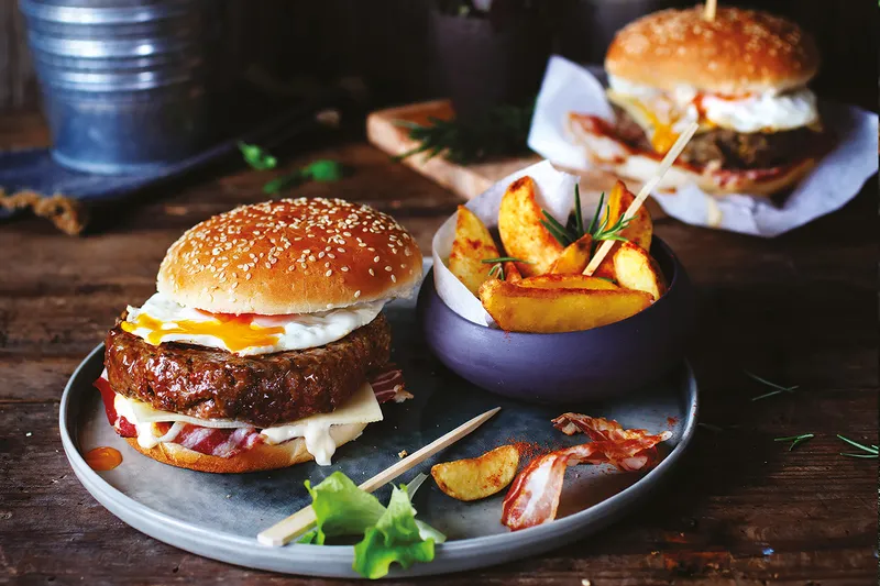 Delicious BBQ burgers - Vegeta