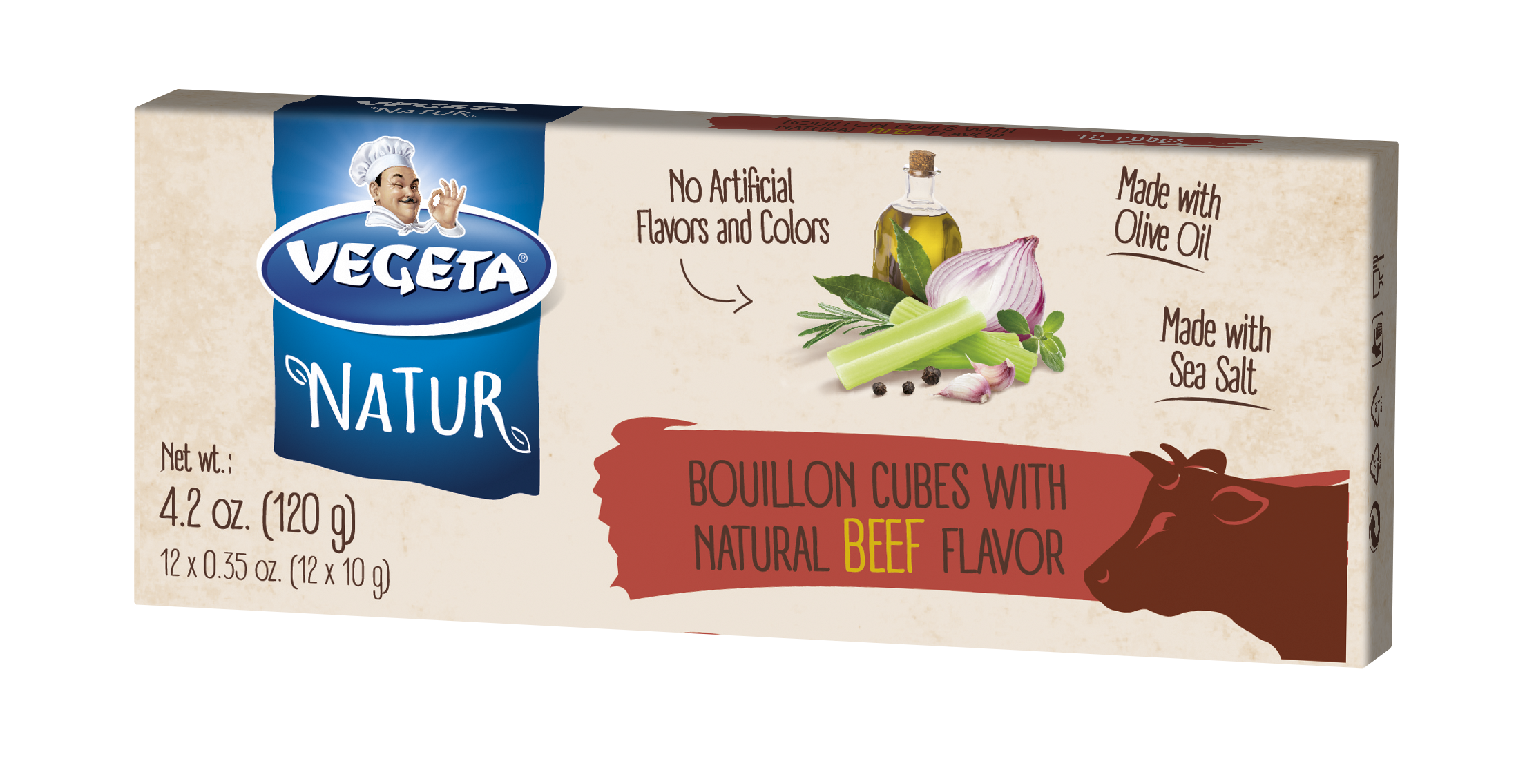 BOUILLON CUBES WITH NATURAL BEEF FLAVOR - Vegeta
